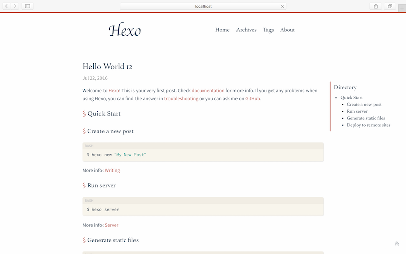 Themes | Hexo