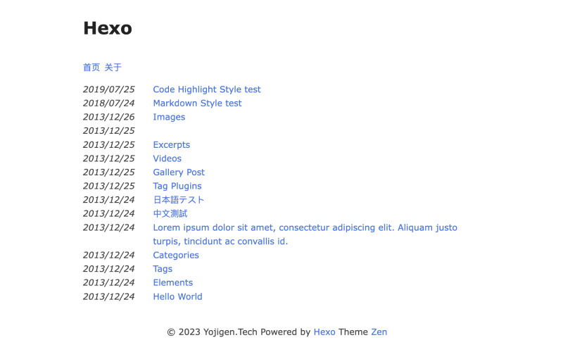 Themes | Hexo
